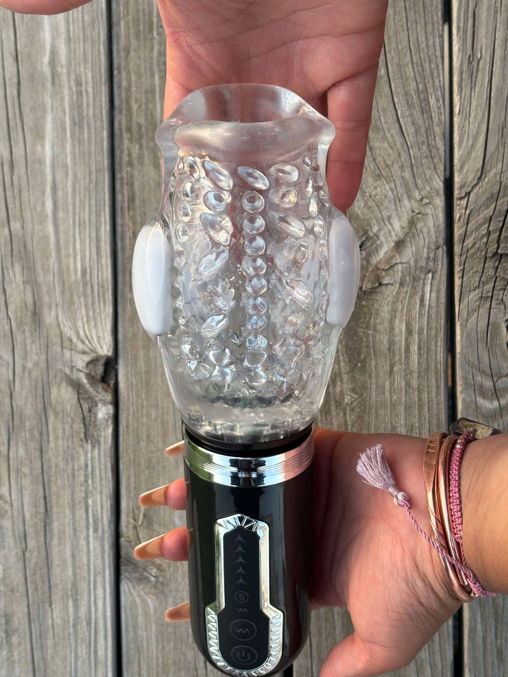 3- Gluck Gluck 9000 Thrusting Stroker – Vibin with Tisha